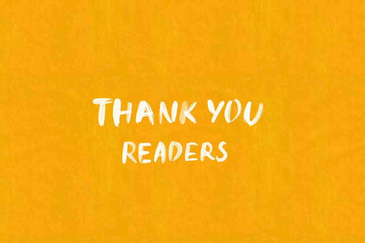 Thank you, readers - Achyuta Samanta