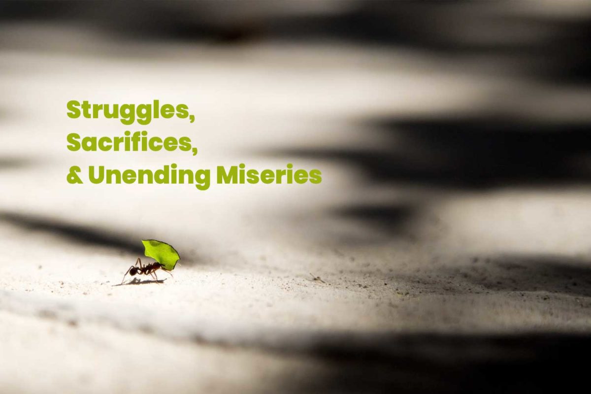 A Tale of Struggles, Sacrifices and Unending Miseries - Achyuta Samanta